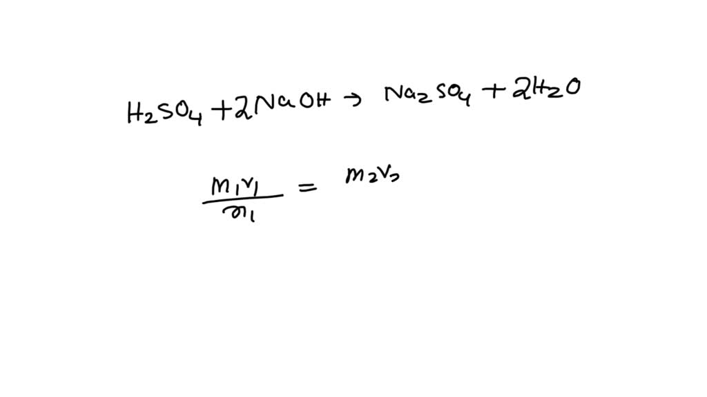 SOLVED: What volume of a 0.500 M NaOH solution would be required to neutralize 40.0 mL of a 0. ...