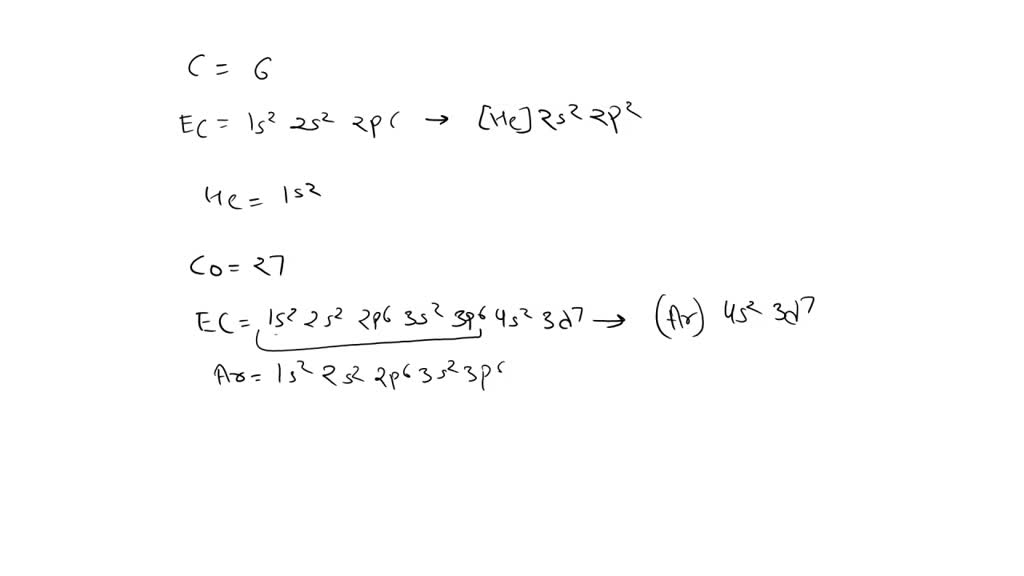 SOLVED: Select the correct electron configurations from the list below ...