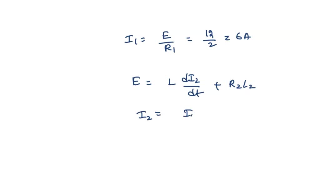 SOLVED: An inductor of inductance L = 400 mH and resistors of R1?=2 ...
