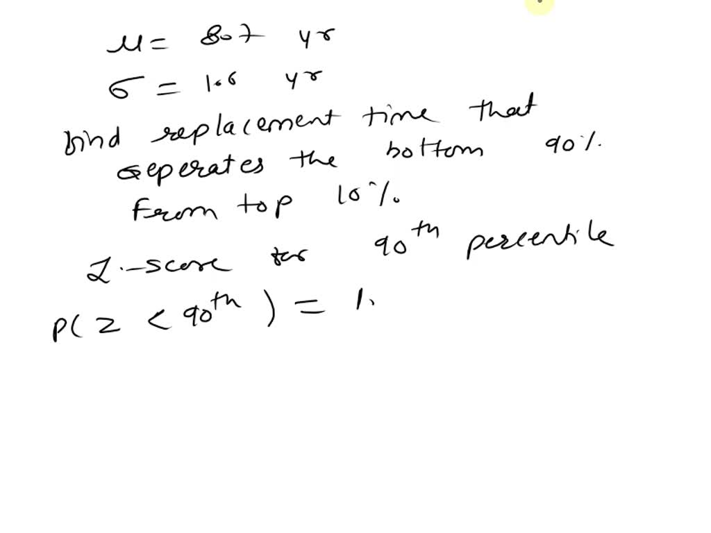 SOLVED: Suppose that replacement times for washing machines are ... SOLVED: Suppose that replacement times for washing machines are ...