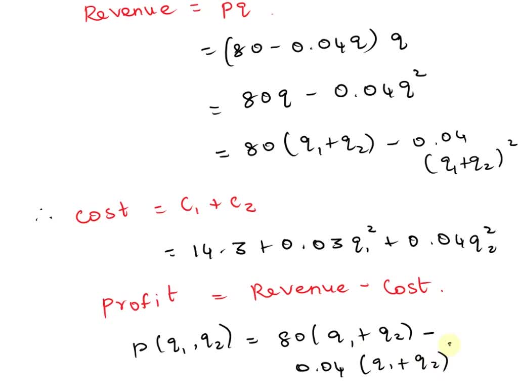 SOLVED: A company operates two plants which manufacture the same item ...
