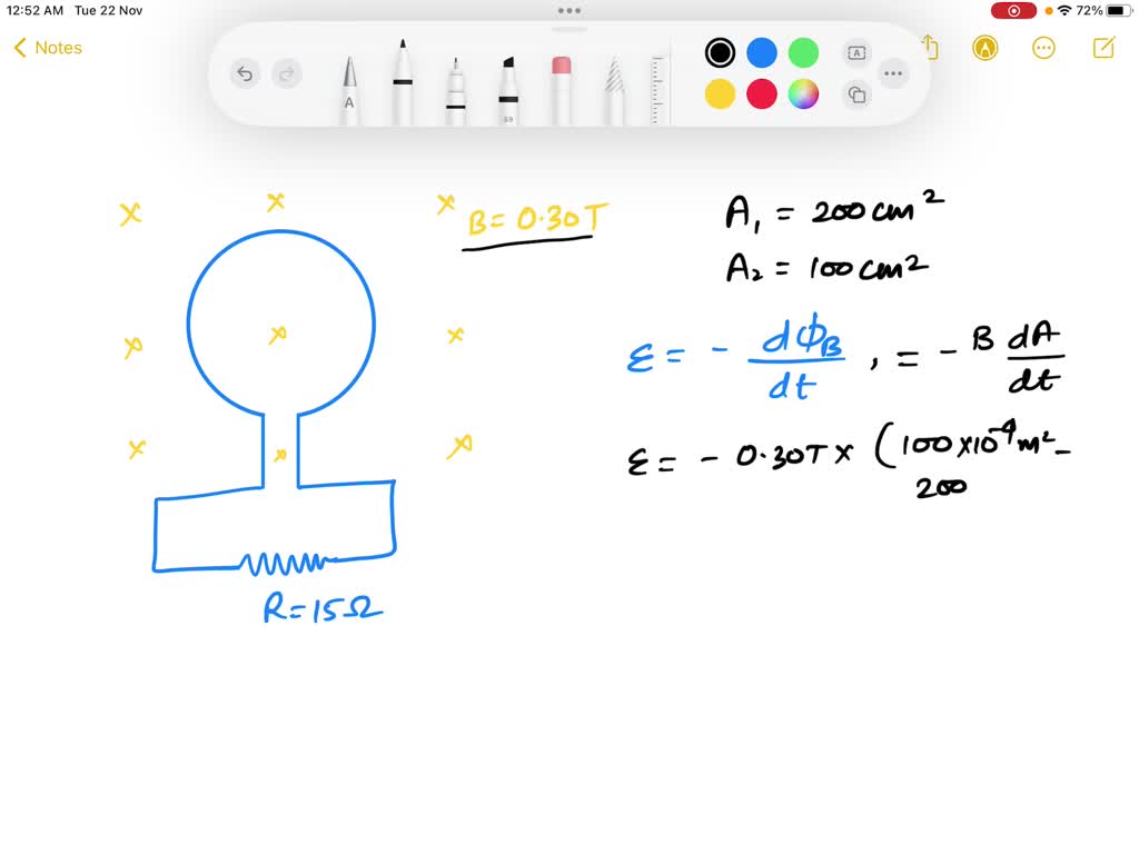 SOLVED: "18 A circular loop of wire is placed in magnetic field of 0.30 ...