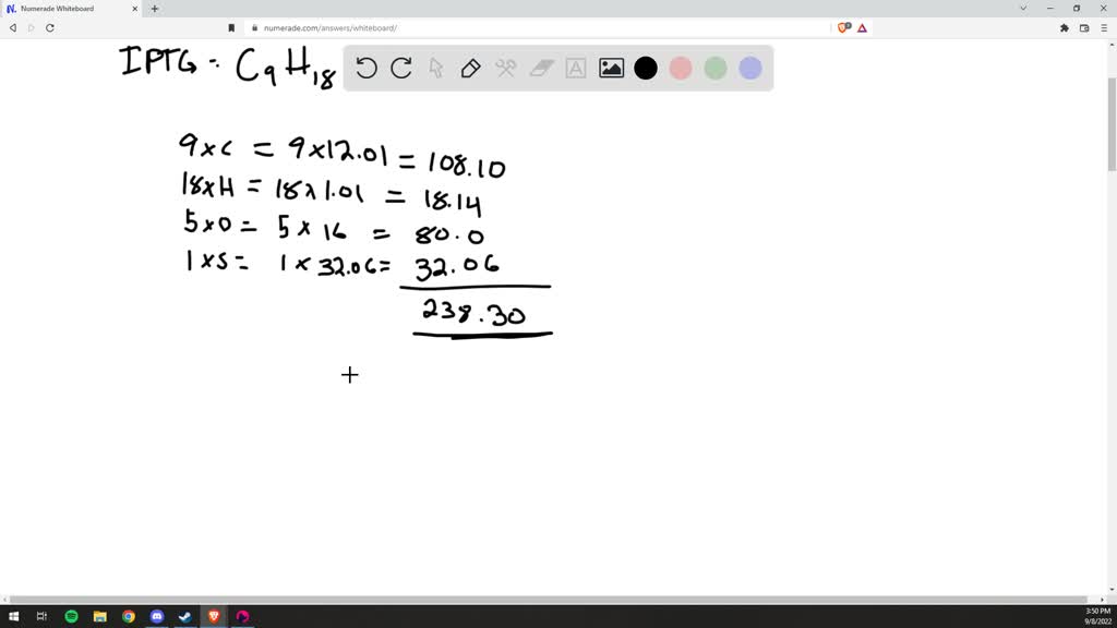 SOLVED: Perform the calculations to prepare 10 ml of a 100 mM solution ...