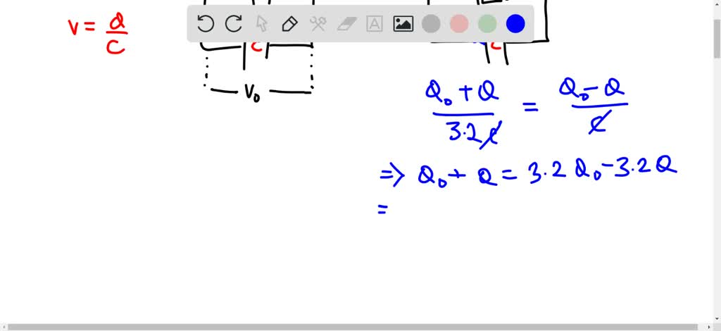 SOLVED: (II) Two identical capacitors are connected in parallel and each acquires a charge Q0 ...