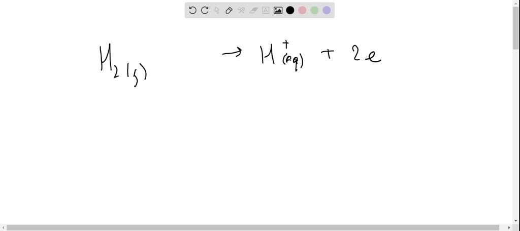 Solved Write A Balanced Half Reaction Describing The Oxidation Of