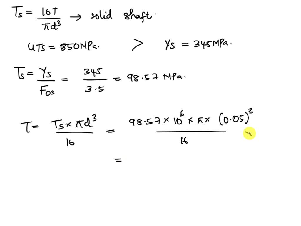 Two short shafts having identical diameters of 38.1 mm and rotating at ...