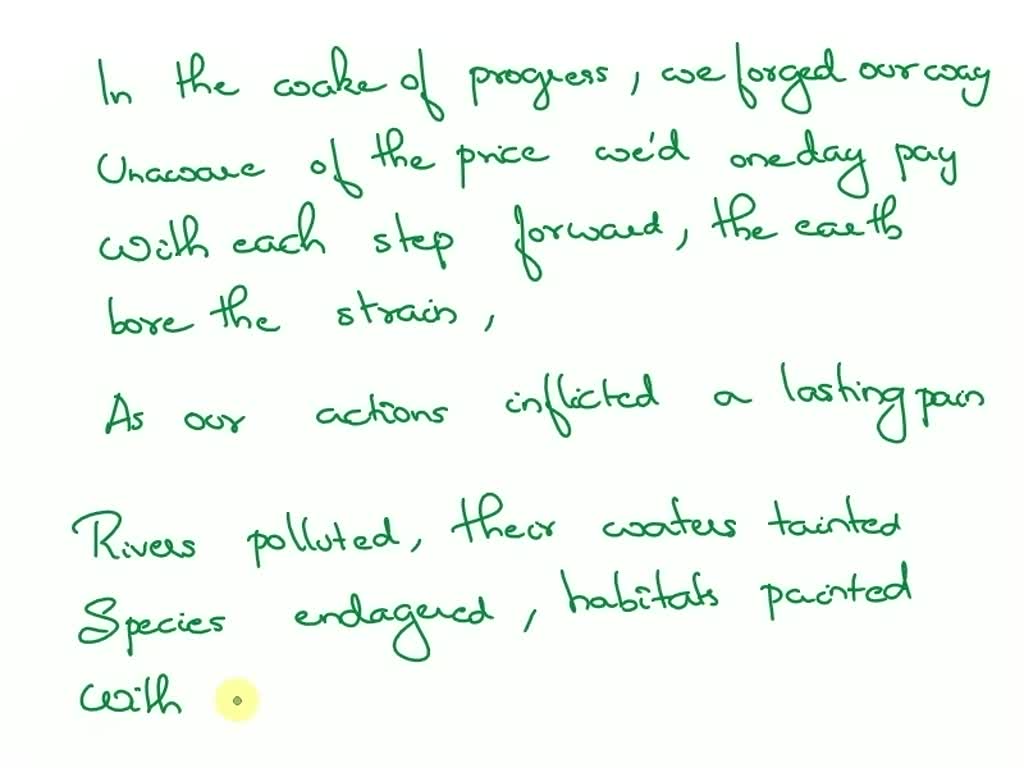 Solved Compose A Short Poem About How Ones Lifestyle Can Affect The Functioning Of The