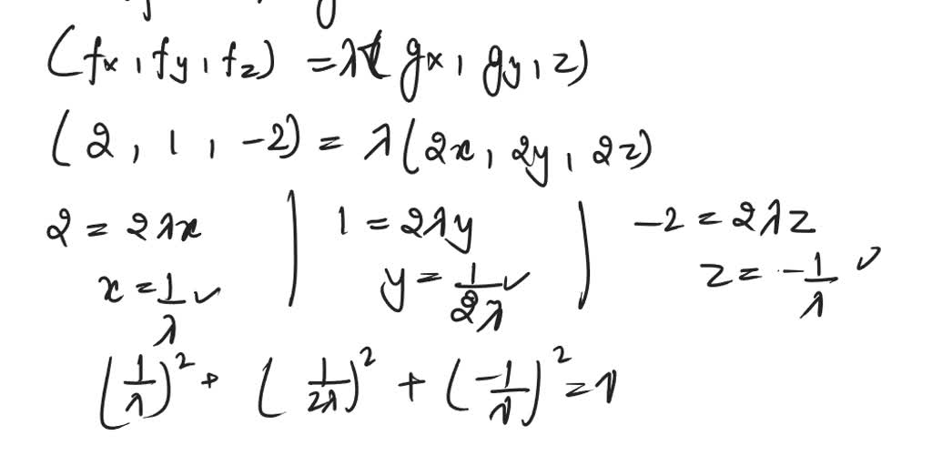 SOLVED: 11. Use the Lagrange Multipliers to find the maximum and minimum values of √xyz subject ...