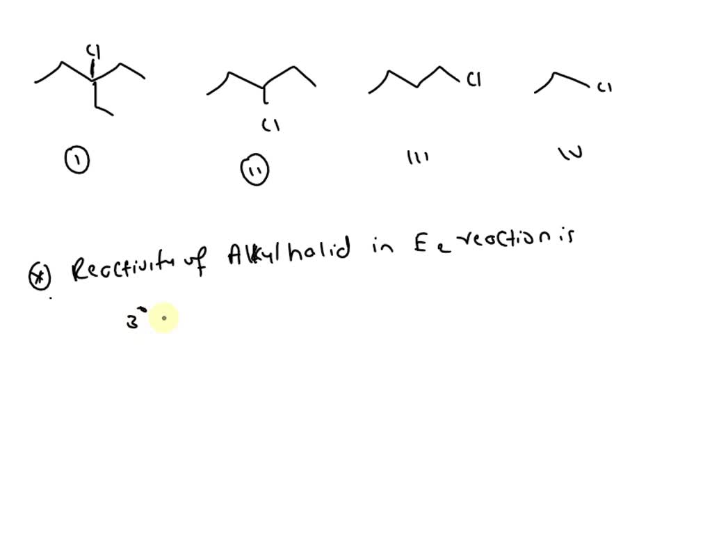 Which of the following alkyl halide would react the fastest with ^-OH ...