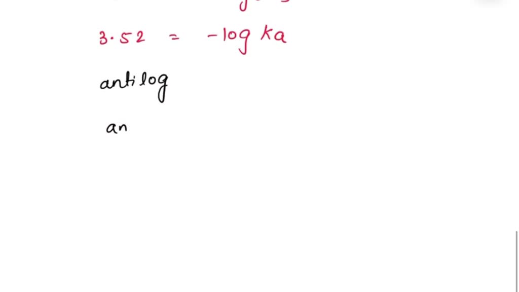 SOLVED: points) Using pKa values from the COS book; determine the ...