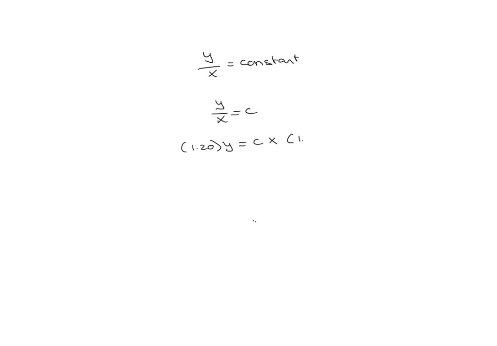 SOLVED: Find a mathematical model that represents the statement. (Determine the constant of ...