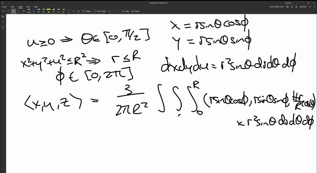 SOLVED: Let R>0 and H>0 , and let 𝒲 be the upper half of the ellipsoid ...