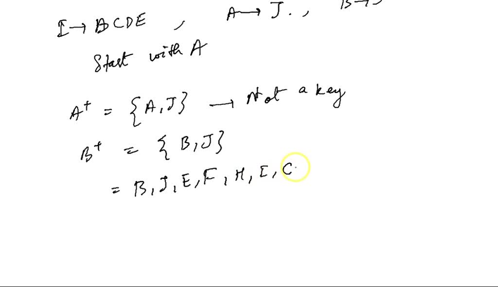SOLVED: A prime attribute of a relation scheme R is an attribute that ...