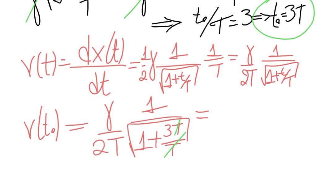 SOLVED: A point particle moves along x axis. Its position is given by the equation x(t) = γ√(1 ...
