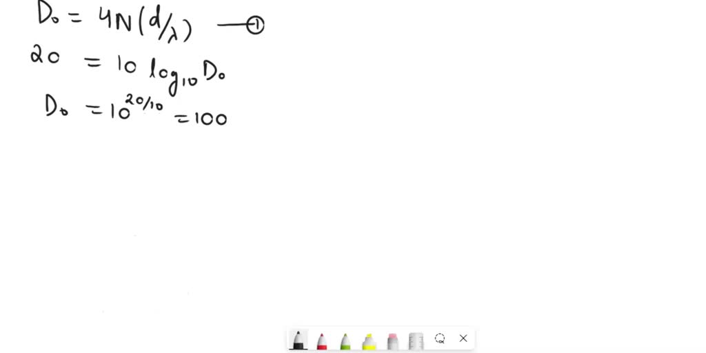 SOLVED: Design an ordinary end-fire uniform linear array with only one maximum so that its ...