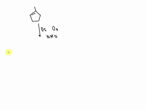 Draw the product of the reaction shown below. Use wedge and dash bonds ...