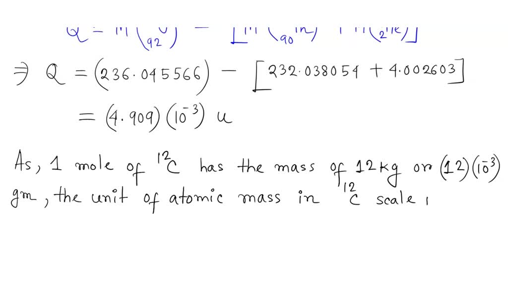 SOLVED: The nuclear reaction below shows the 236U isotope undergoing ...
