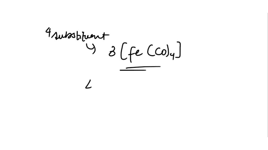 SOLVED: What is the shape of the core of Fe3(CO)12 and Co4(CO)12 ...