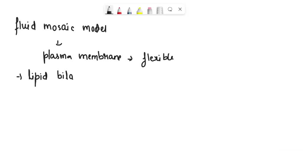 SOLVED: Question 35 (4 points) Explain the fluid mosaic model and the ... SOLVED: Question 35 (4 points) Explain the fluid mosaic model and the ...