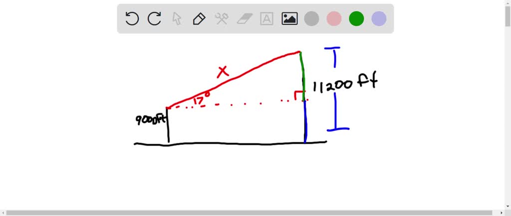 SOLVED: A straight trail with uniform inclining leads from a hotel ...