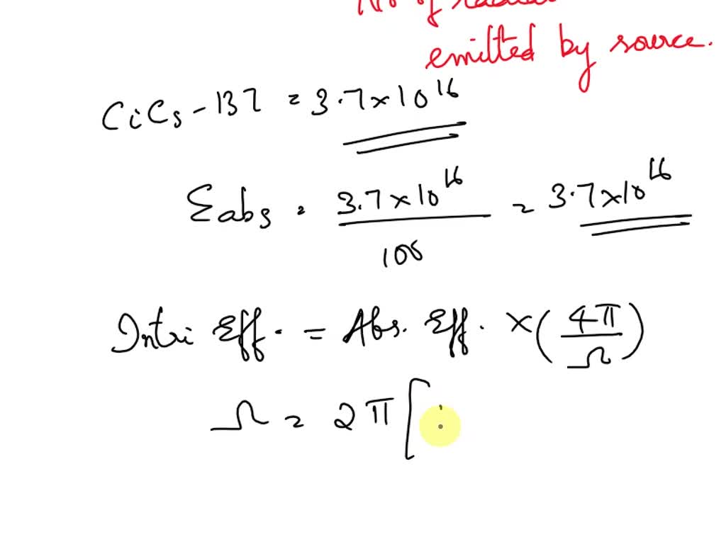 SOLVED: A gamma point-source is made of 1 mCi Co-60. A detector, with ...