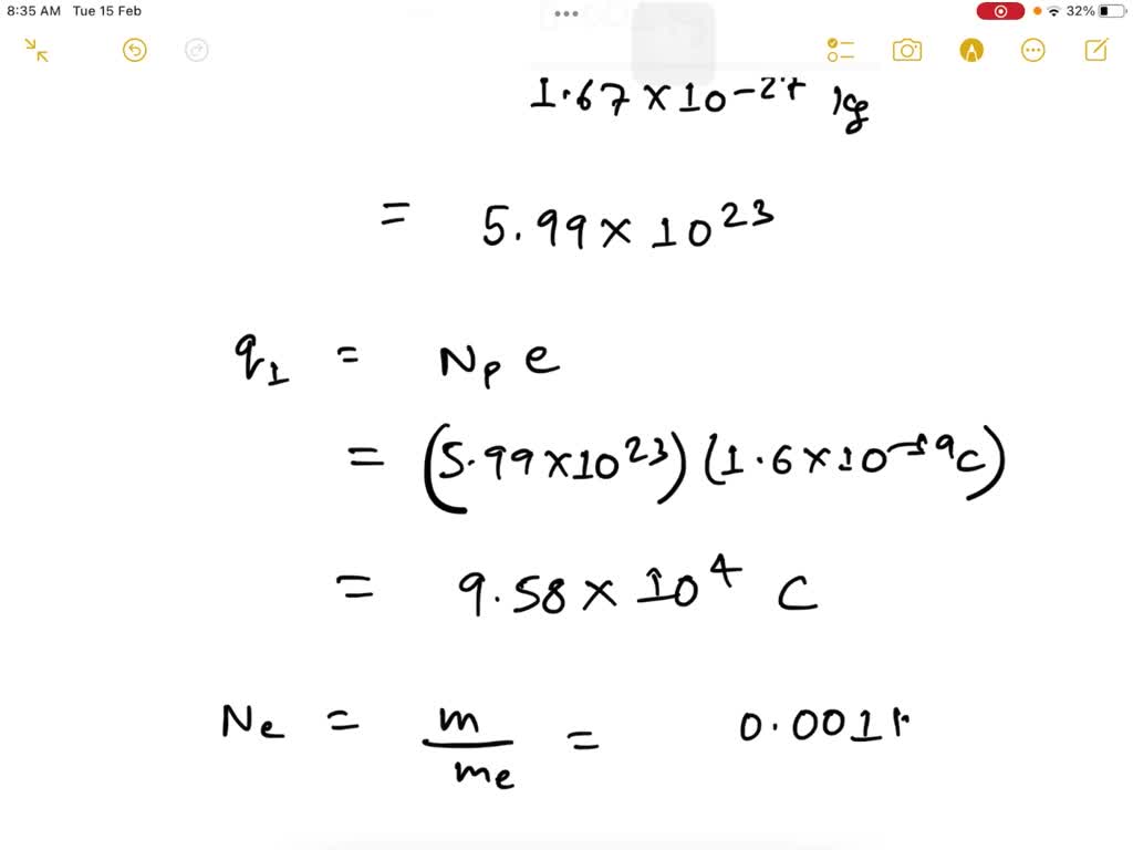 Solved Calculate The Electrostatic Force Between One Gram Of Protons