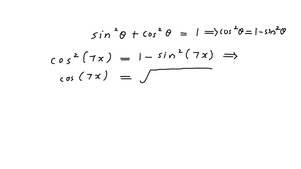 SOLVED: write the expression: sin(7x)-cos(7x) in terms of sine