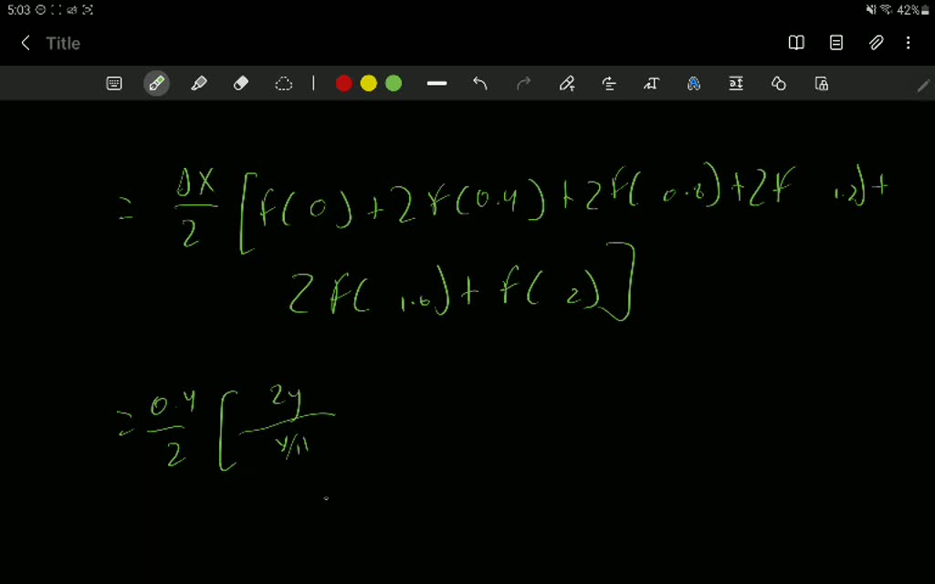 SOLVED: Q1. Problem 2.2-2 2.2-2 The trapezoidal rule (modified Fuler ...