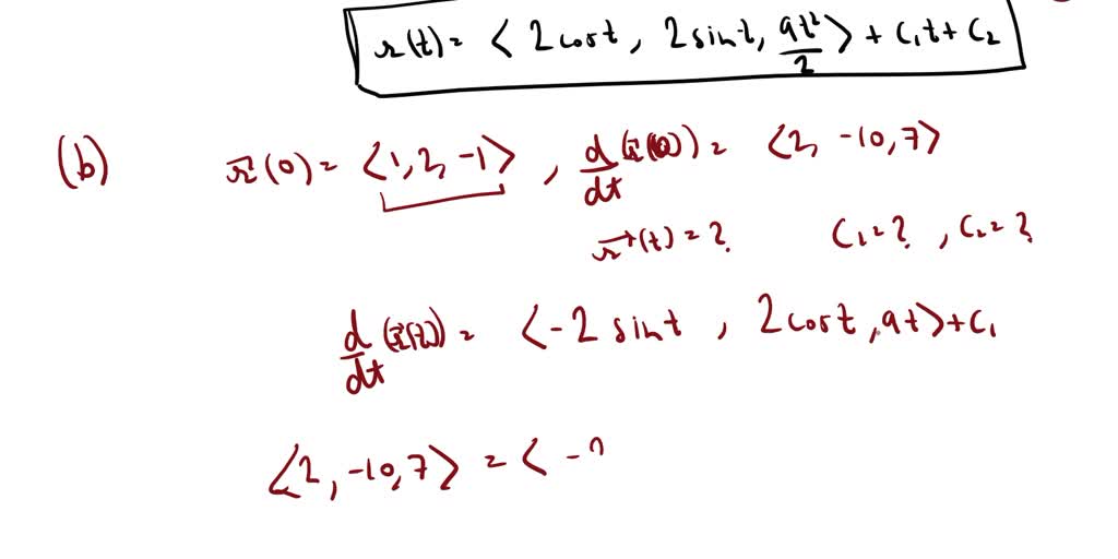 SOLVED: Find the family of vector-valued functions whose second ...