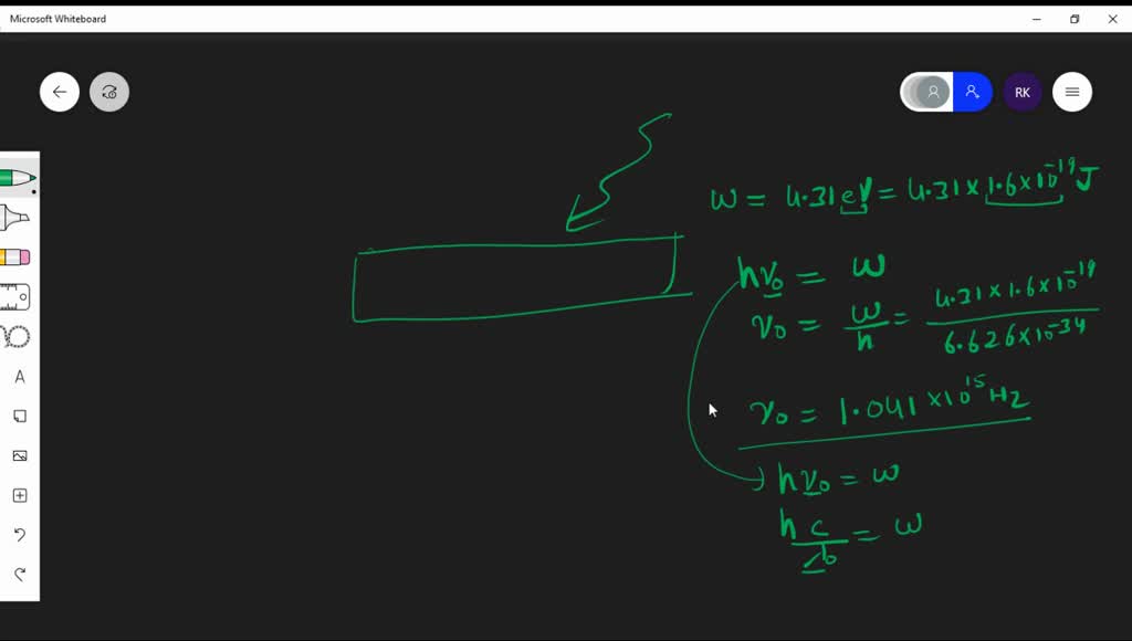 SOLVED: Light of frequency 12E14 Hz is incident on a plate of zinc ...