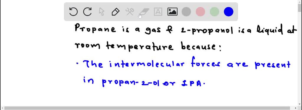 SOLVED: 3. Explain why the propane that is used as a fuel in a BBQ is ...