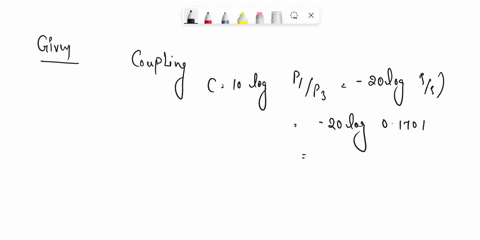 4. A directional coupler has the S matrix given below. Find...