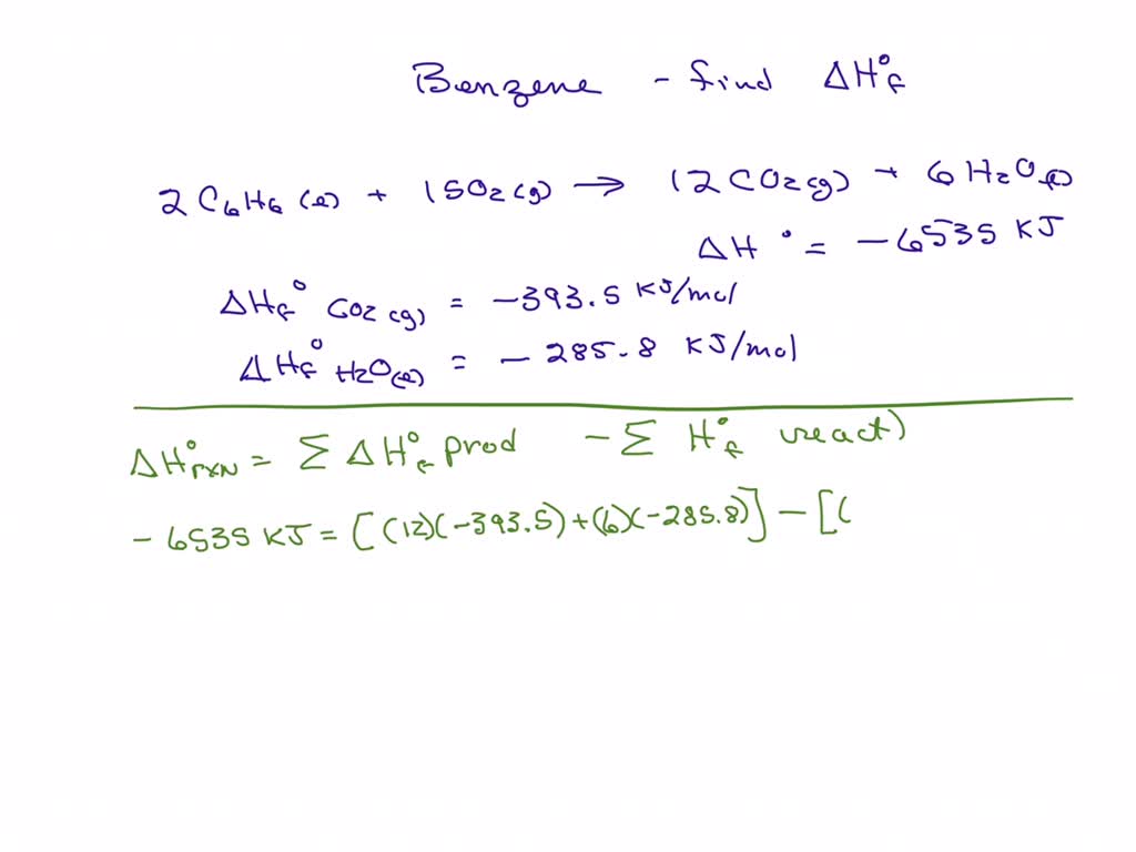 SOLVED: Texts: Toluene (C6H5CH3) reacts with itself to form benzene ...