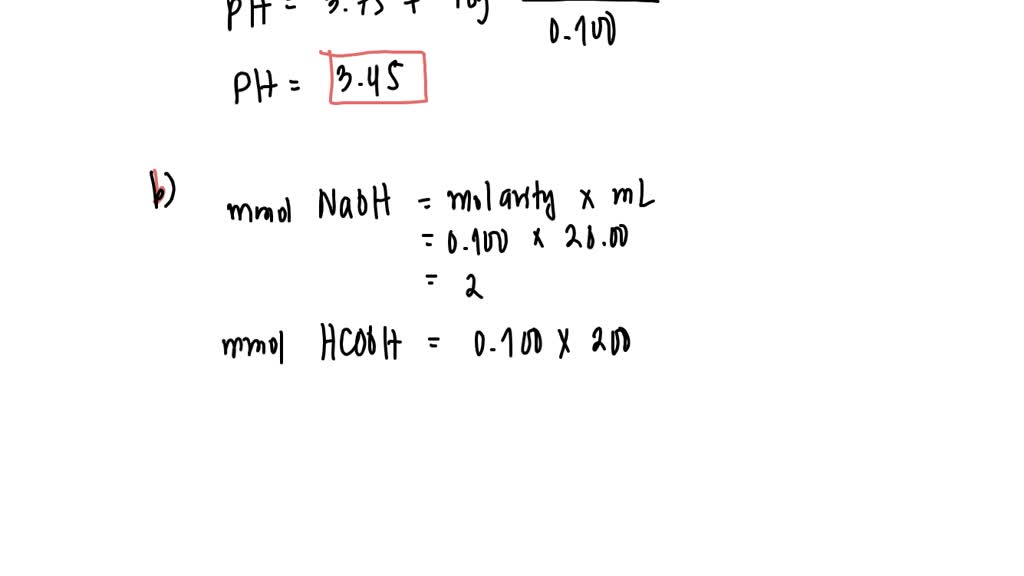 SOLVED: Stage 2: Buffer region after titrant added in the acid ...