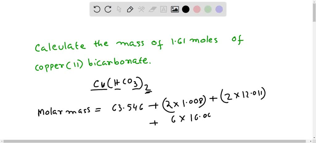 SOLVED: A chemical reaction was used to produce 1.61 moles of copper ...