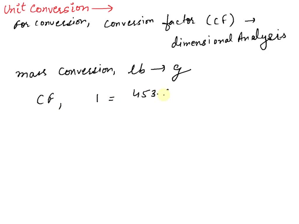 SOLVED: Imagine you need to explain to a friend how to convert a value ...