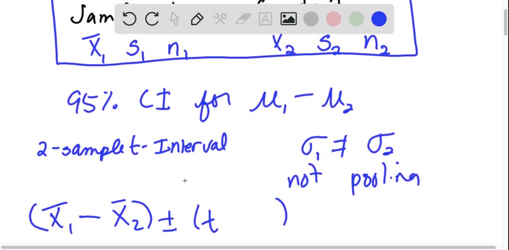 Solved Construct A 95 Confidence Interval To Estimate The Difference 7856