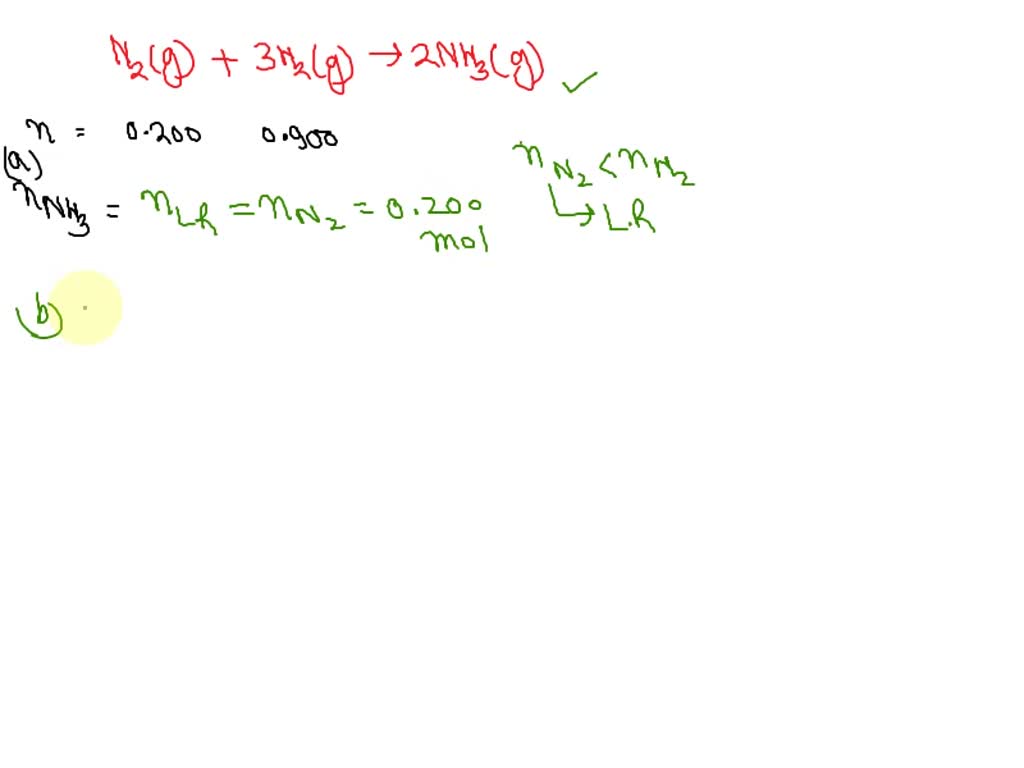 SOLVED: The Haber-Bosch process involves the combination of nitrogen ... SOLVED: The Haber-Bosch process involves the combination of nitrogen ...