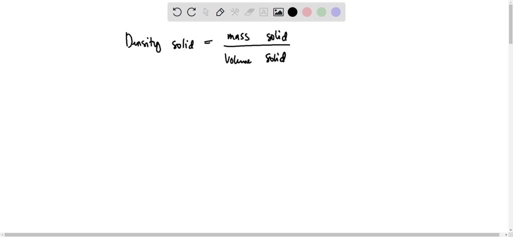 SOLVED: How do you find the density of a solid object? How does that process differ from how you ...