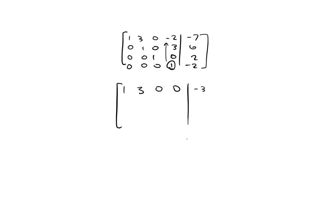 SOLVED: In Exercises 7-10, the augmented matrix of a linear system has ...