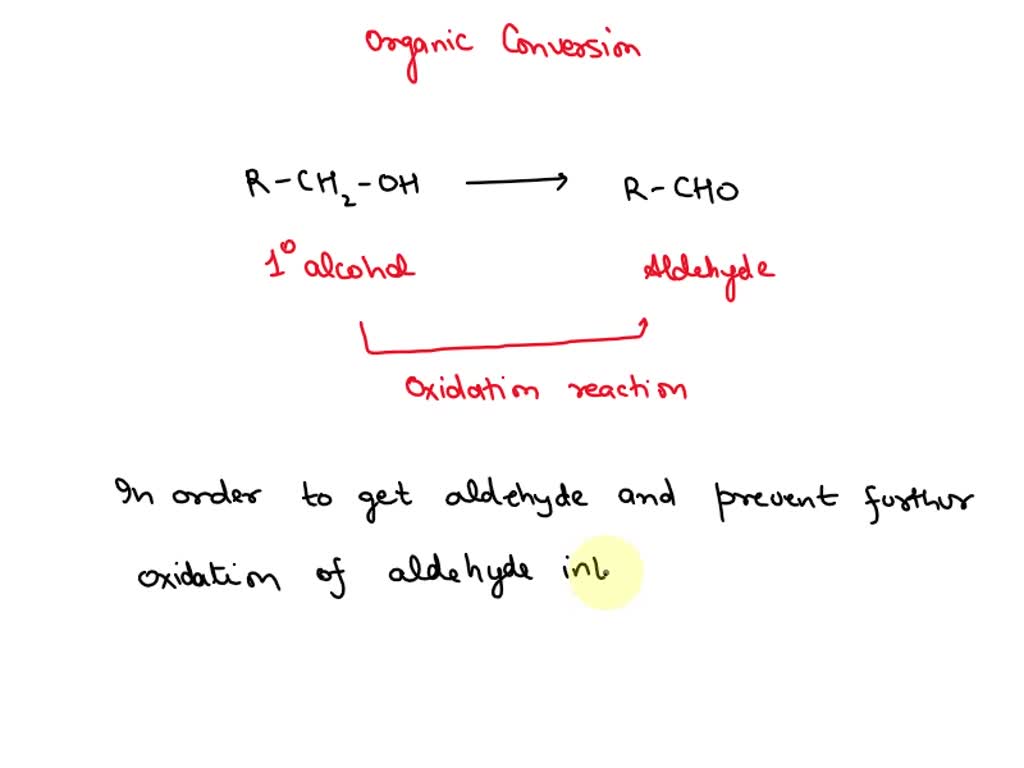 SOLVED: The most suitable reagent for the conversion of R - CH2 - OH→ R ...