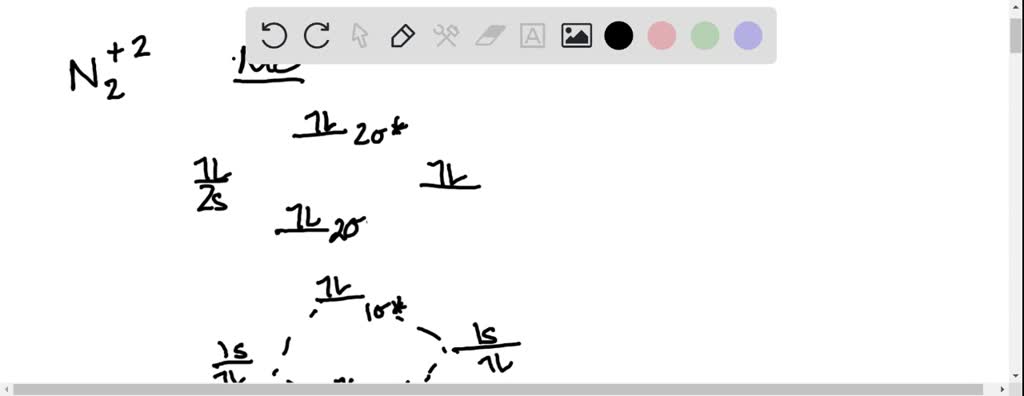 SOLVED: Draw the molecular orbital (MO) electron diagram for the N 2 ...