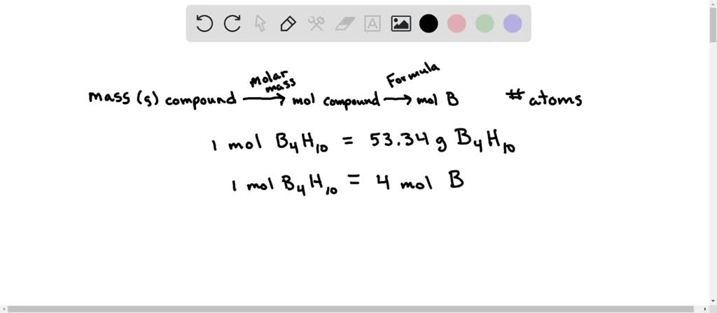 SOLVED: Calculate the number of boron atoms in a 70.0 g sample of ...