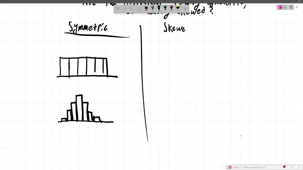 The histograms display the frequency of temperatures in two different ...