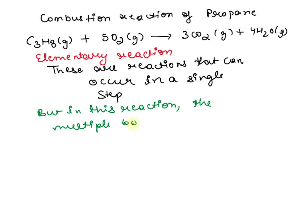 Propane Combustion Reaction