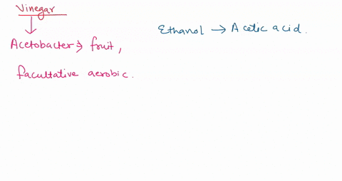 The process of vinegar formation is carried out under which...