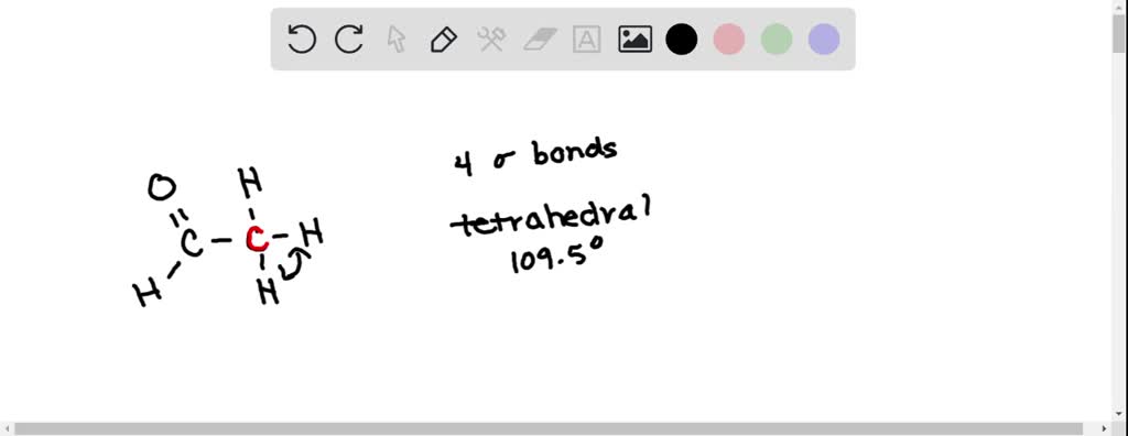 Solved For The Carbon Atom Highlighted In The Given Structure Indicate The Hybridization Bond