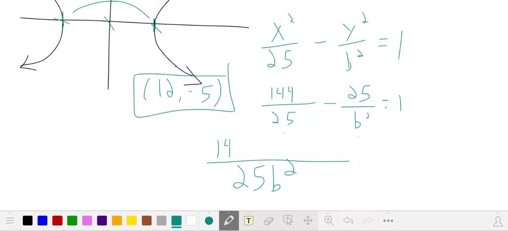 SOLVED: Write the equation of the hyperbola centered at the origin ...
