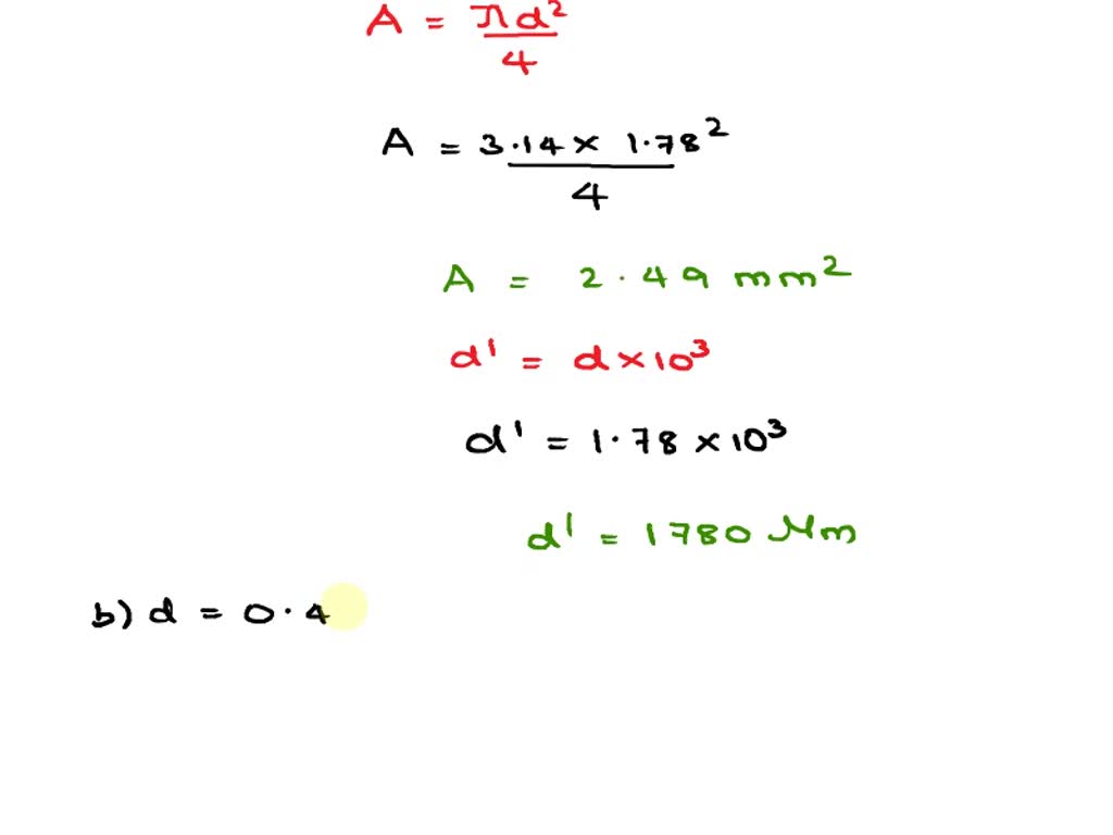 SOLVED: Magnification; Diameter; and Area Calculations Field of View ...