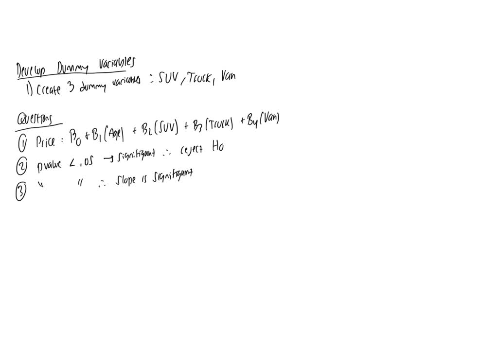 SOLVED: The Excel file that corresponds to this case shows used vehicle prices for 637 models in ...
